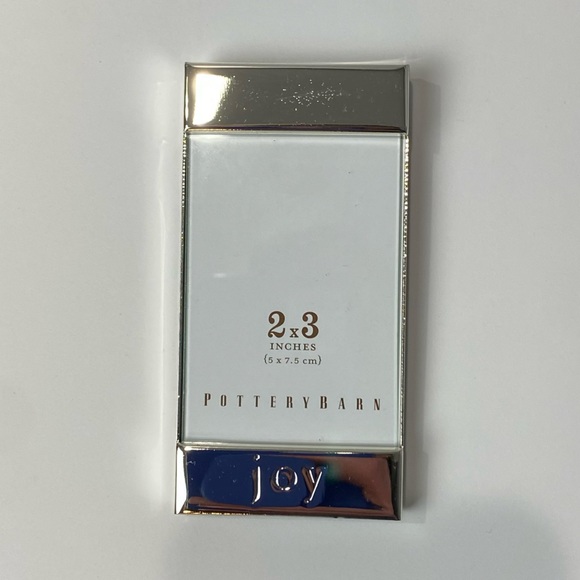 Pottery Barn | Accents | Pottery Barn Accents Silver Plated Joy Frame ...
